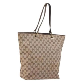 Gucci Sac cabas en toile GG Pre-owned - Femme - Pre-owned - Brun - Taille: ONE Size