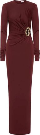 Rebecca Vallance Femme, Robes, Rouge, Taille: 38 FR Mischa Long Sleeve Maxi Dress