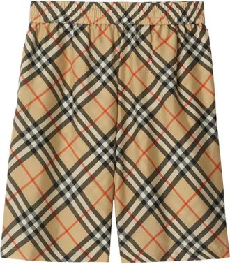 Burberry Homme, Shorts, Multicolore, Taille: XL Jupe en soie &agrave; taille &eacute;lastique