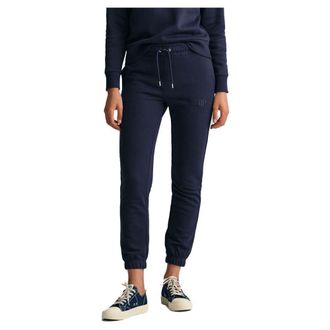 GANT Damen REG Tonal Shield Sweatpants Lässige Hose, Evening Blue, XS