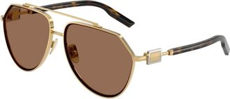 Dolce & Gabbana Homme, Accessoires, Jaune, Taille: 62 MM Lunettes de soleil &eacute;l&eacute;gantes