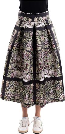 5 Progress Femme, Jupes, Multicolore, Taille: 38 FR Wide Midi Skirt