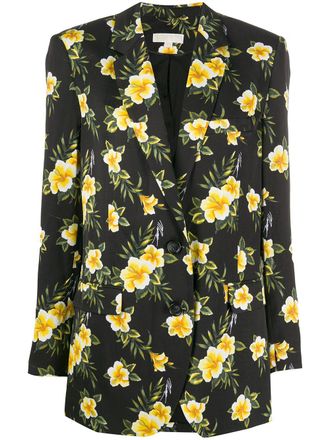 Michael Michael Kors blazer &agrave; fleurs - Noir