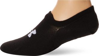 Under Armour Unisex Low Socks Unisex Ua Ultra Lo - 3-Pack Socks, Black, 1351784-001, XL