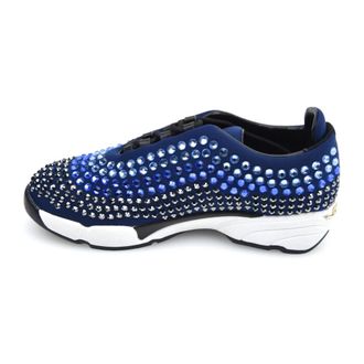 Pinko Neopren Strass Sneaker Degrade - - Shoes - Damen - Blau - 36 EU