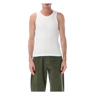 J.W.Anderson Femme, Tops, Blanc, Taille: 38 FR Hauts sans manches