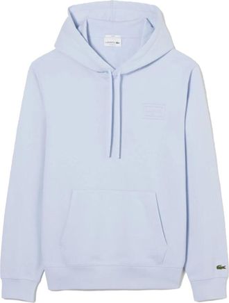 Lacoste Homme, Sweatshirts et sweats &agrave; capuche, Bleu, Taille: S Sweat &agrave; Capuche Branding Gaufr&eacute;