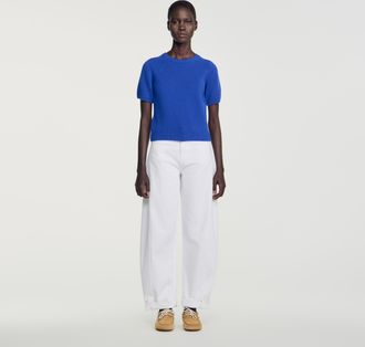 Sandro Pull en laine &agrave; logo