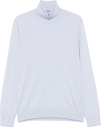 Ermenegildo Zegna Pull Col Rond - Bleu
