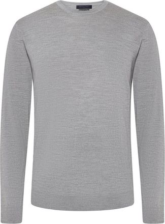 Daniele Fiesoli Leichter Pullover aus Merinowolle mit O-Neck in