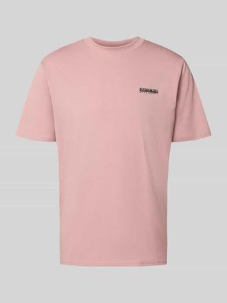 Napapijri T-Shirt mit Logo und Rundhalsausschnitt