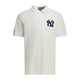 Polo Ralph Lauren Polo Shirt x Yankees - - Tops - Herren - Wei&szlig; - L