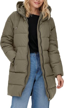 Only Onldolly Long Puffer Coat Otw