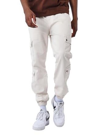 Project X Paris Cargo Multi-Poches avec Serrage élastique Ivoire 28US