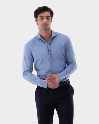 van Laack Jerseyhemd aus Schweizer Baumwolle Tailor Fit