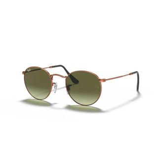 Ray-Ban unisex, Accessoires, Brun, Taille: 50 MM Lunettes de soleil rondes en métal
