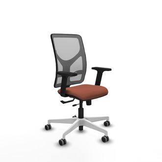 Piqueras y Crespo Schreibtischstuhl aus Stoff mit 2D-Armlehnen, h&ouml;henverstellbare Lendenwirbelst&uuml;tze, ausgestattet mit Syncro/Traslack und Schneideschaum, mit Rollen vo