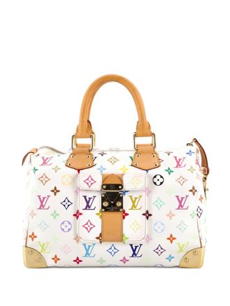 Louis Vuitton Speedy Handbag Monogram Multicolor 30 satchel - Wei&szlig;
