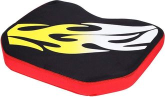 Zerone Memory Foam Boat Sitzkissen Baumwolle mit Saugnäpfen Weiche Bequeme Dauerhafte Sitzauflage(Flamme)