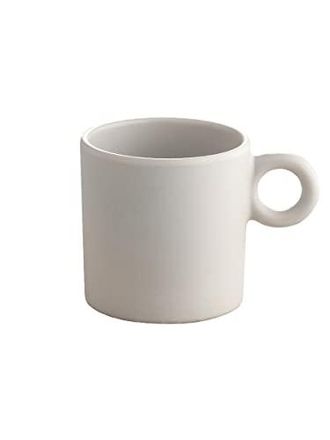 Alessi Dressed en Plein Air MW72 / 76 LG - Tasse à Café Design, Mélamine, Gris Clair