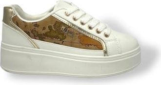 Alviero Martini 1A Classe Alviero Martini Premi&egrave;re Classe Femme Chaussures Z1298300B Baskets avec lacets, Blanc, 37 EU