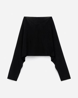 Arket Oberteil Mit U-Boot-Ausschnitt -Schwarz