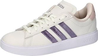 adidas Femme Grand Court 2.0 Shoes-Low, Off White/Shadow Violet/Wonder Quartz, 37 1/3 EU