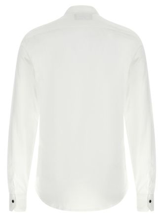 Kiton Mens White Cotton Blouse