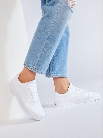 Vans Sneakers aus Stoff Old Skool VN000D3HW00 Wei&szlig;
