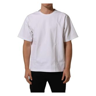 Dolce & Gabbana Rundhals-T-Shirt - - Tops - Herren - Wei&szlig; - XL