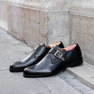 Bexley Bloomingdale Silver Patin - Boucle homme noir