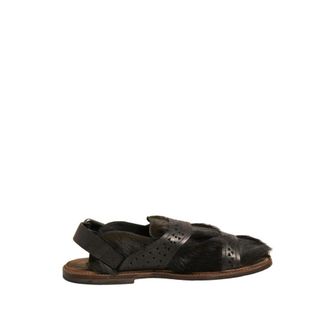 Dolce & Gabbana Luxuri&ouml;se Haar Kalb Sandalen Modell - - Shoes - Herren - Gr&uuml;n - 44 EU
