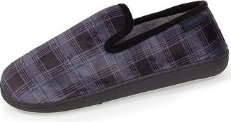 Isotoner Chaussons pantoufles Charentaises homme, 45 EU, tartan