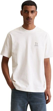 Marc O'Polo Denim T-Shirt Rundhals, relaxed fit, kontrastfarbener Print