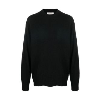Laneus Homme, Pulls, Noir, Taille: S Pull noir en laine mélangée