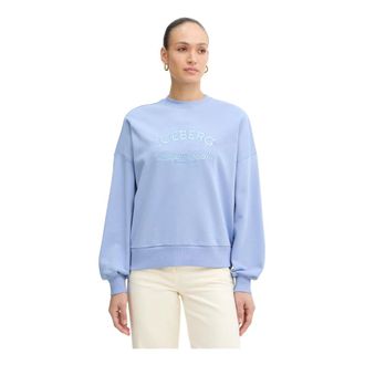 Iceberg Damen, Sweatshirts & Hoodies, Blau, SGr&ouml;&szlig;e
