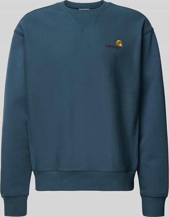 Carhartt Work in Progress Sweatshirt mit Label-Stitching