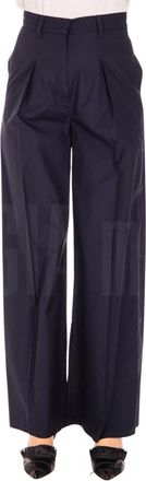 Max Mara Femme, Pantalons, Bleu, Taille: 40 FR Pantalon long pour style urbain