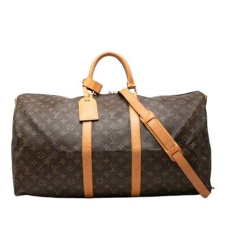 Louis Vuitton unisex, Pre-owned, Brun, Taille: ONE Size Pre-owned Keepall Bandouliere 55