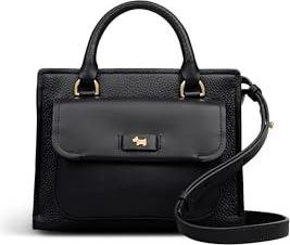 Radley London London Talbot Way Petite poign&eacute;e zipp&eacute;e en cuir pour femme, Noir, S