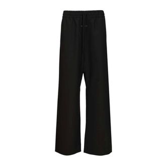 Fear of God Homme, Pantalons, Noir, Taille: M Wool Ripstop Wide Leg Drawstring Pants