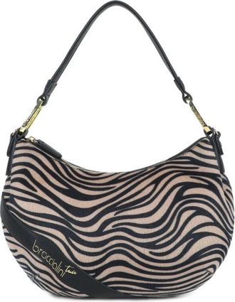 Braccialini Femme, Sacs, Multicolore, Taille: ONE Size Beth Animalier Shoulder Bag