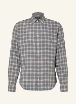 Maerz Maerz Muenchen Flanellhemd Modern Fit grau