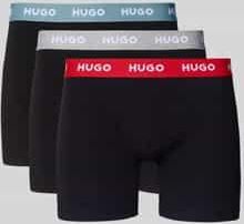 HUGO BOSS Skinny Fit Trunks aus Baumwoll-Mix im 3er-Pack
