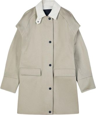 Patrizia Pepe Femme, Manteaux, Beige, Taille: 38 FR Parka Worker