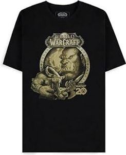 World of Warcraft 20e Anniversaire Homme T-Shirt Manches Courtes Noir S