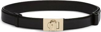 Furla Femme, Accessoires, Noir, Taille: ONE Size 1927 Adjustable Belt