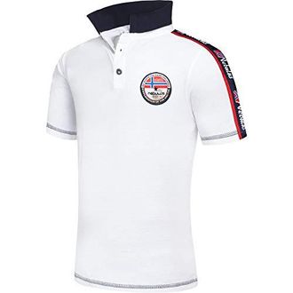 Nebulus Polo NEBI Homme, Blanc., L