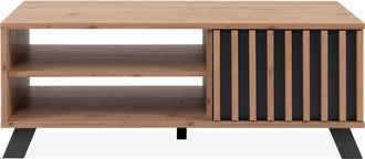 Möbelando Couchtisch Medan 55A in Artisan Oak/Anthrazit. Abmessungen (BxHxT) 110,5x42x67 cm