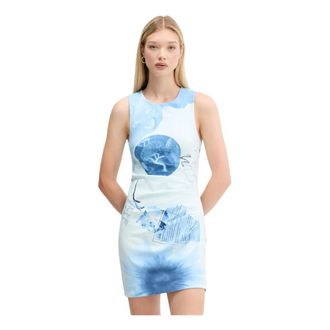 Desigual Fotoazul Robe - Femme - Robes - Multicolore - Taille: 42 FR